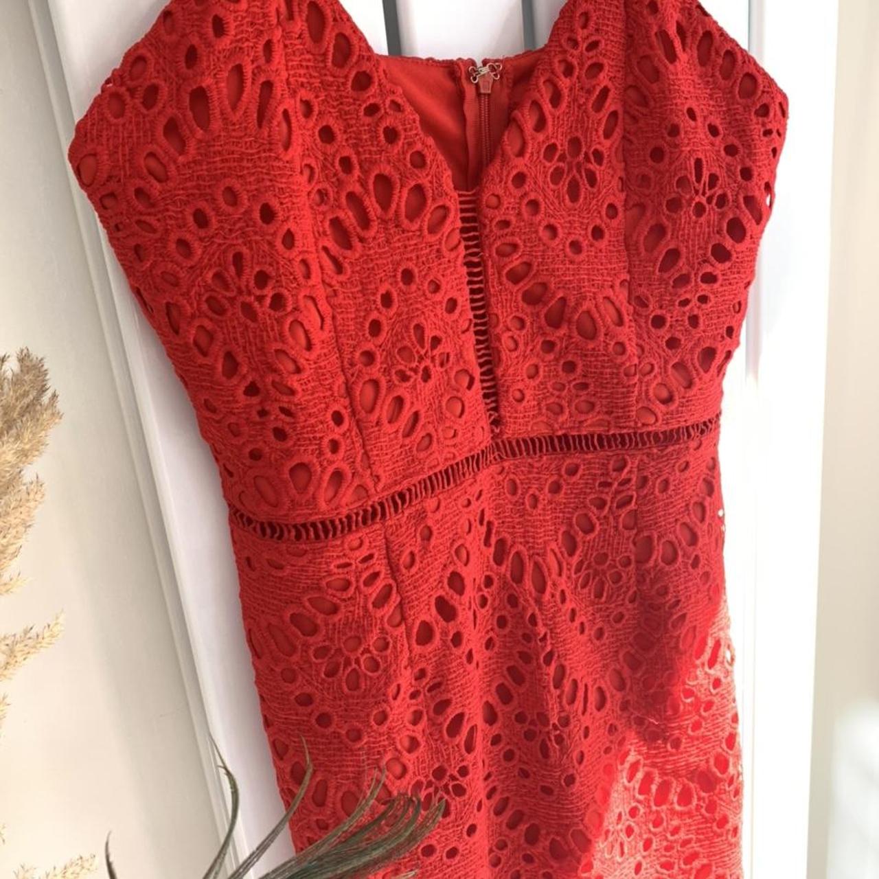 Missguided red dress UK 8 Free delivery - Depop