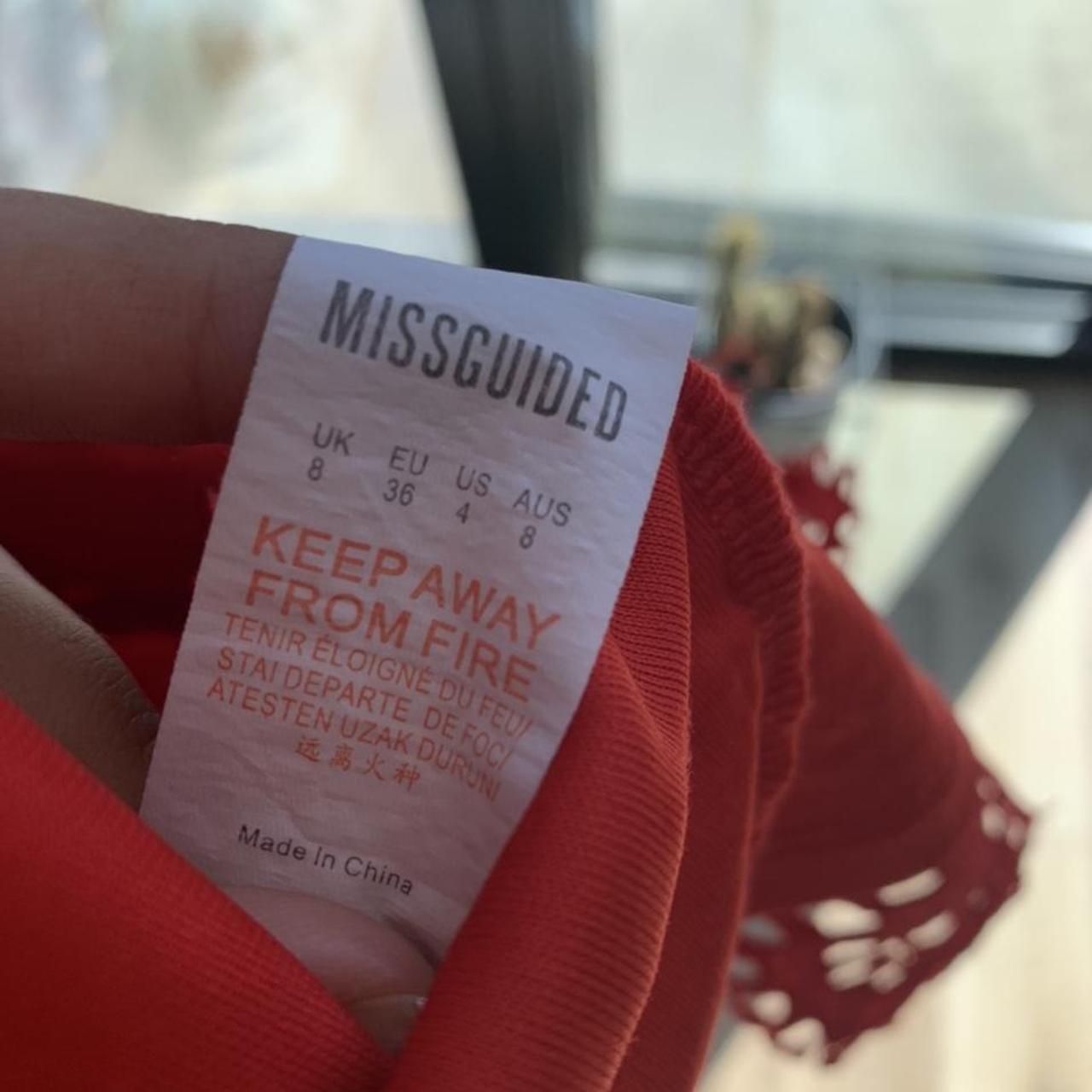 Missguided red dress UK 8 Free delivery - Depop