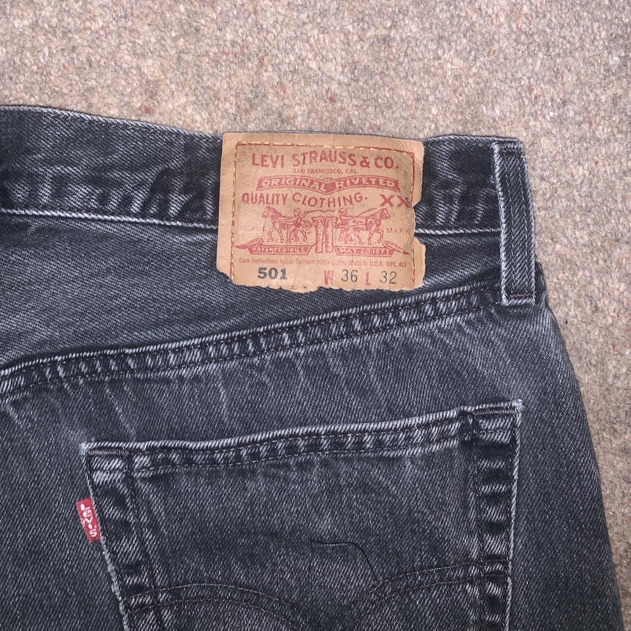 Levi Jeans Levi Denim 501 Jeans, W36 L32 Perfect... - Depop