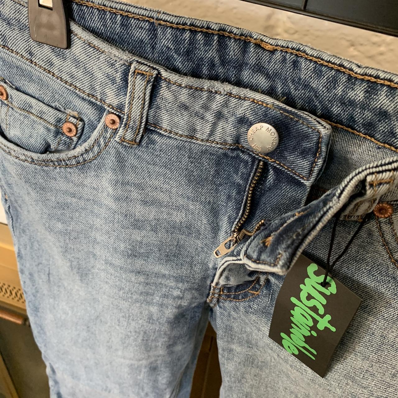 Cheap Monday Women's Blue Jeans | Depop