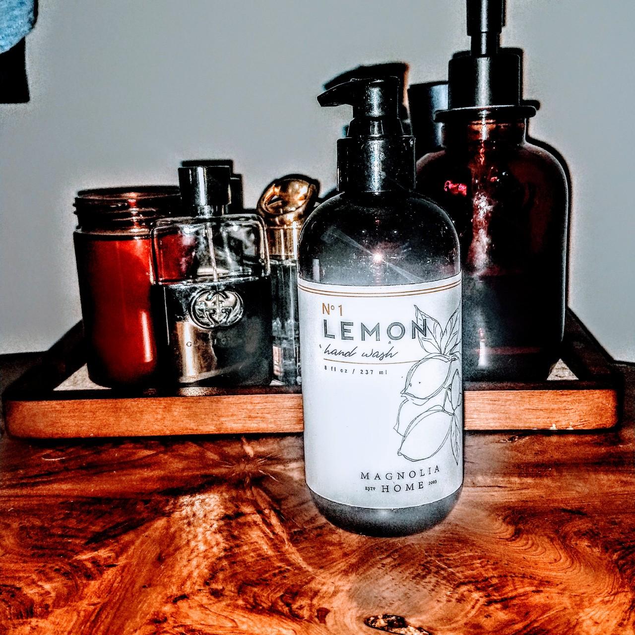 NWT MAGNOLIA HEARTH AND HAND LEMON HAND SOAP - Depop