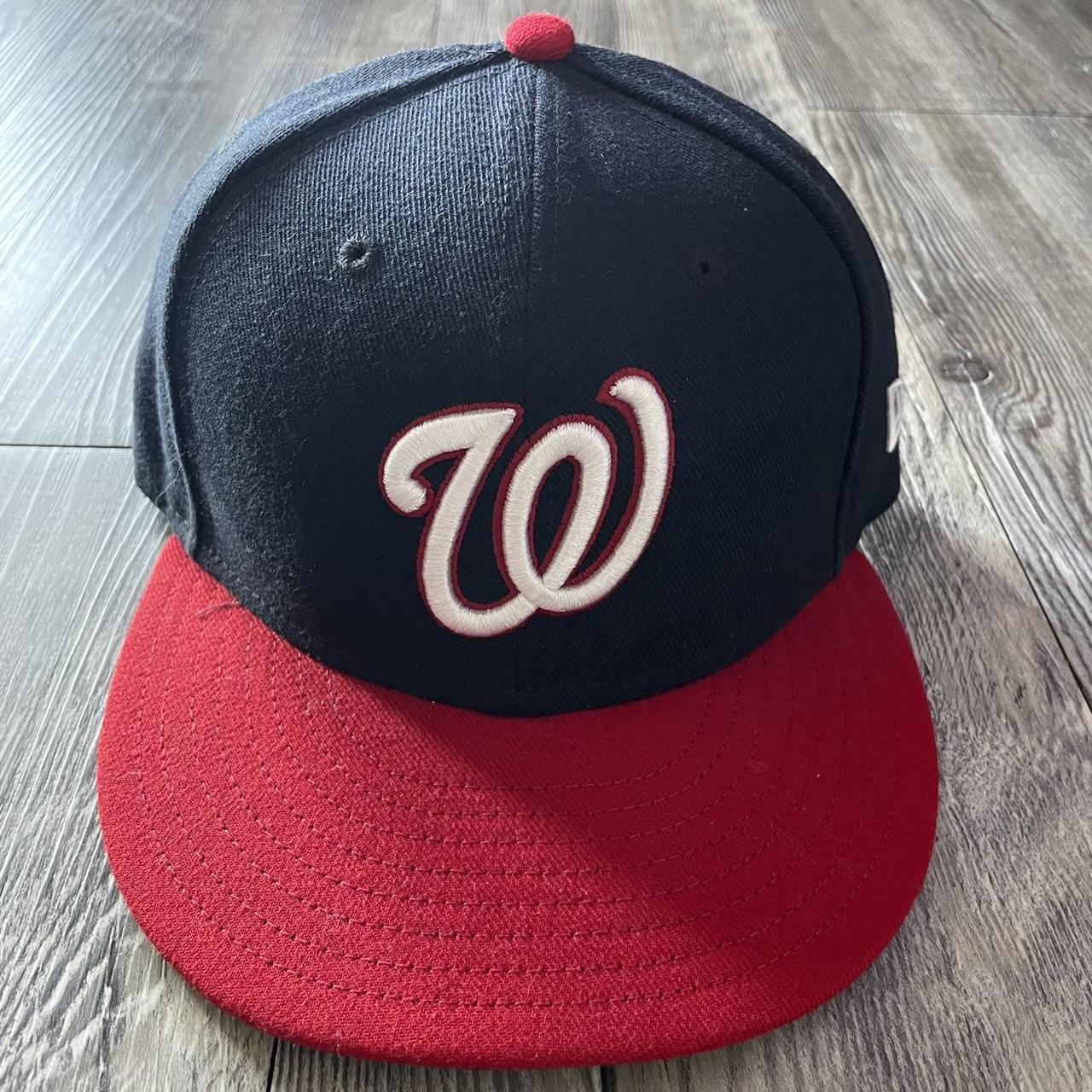 Washington Nationals MLB Fitted Hat! Size: 7 1/8!... - Depop