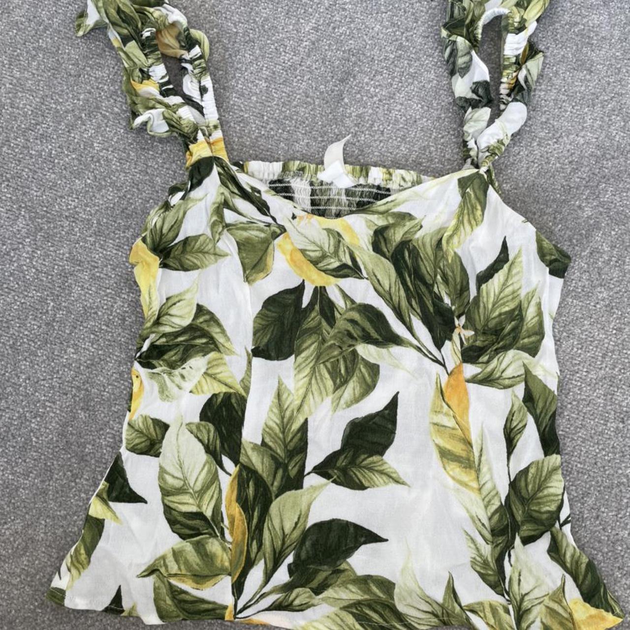 H&M lemon top. Super cute on . Worn a few times... - Depop