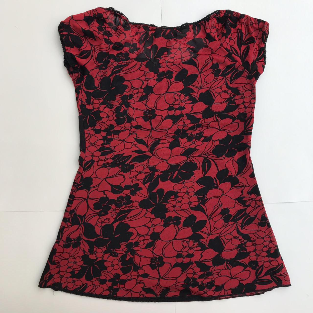 sweet y2k goth milkmaid top features adorable lace... - Depop