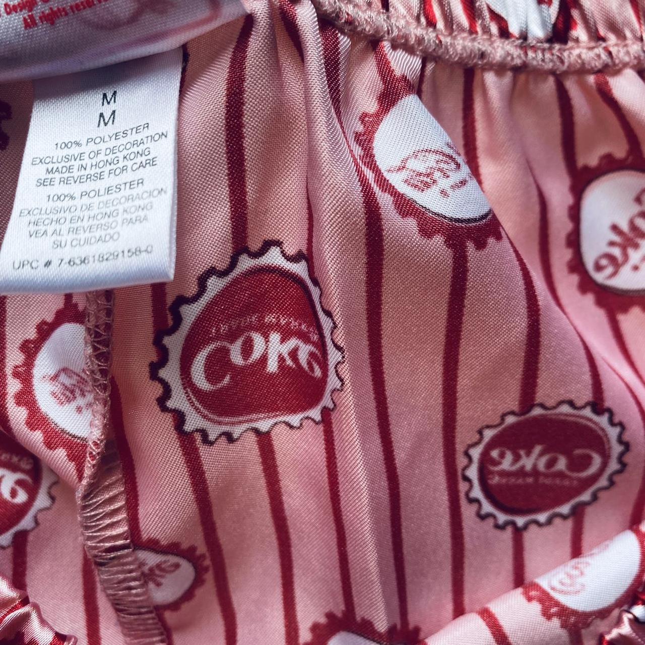 Coca-Cola Women's Red and Pink Pajamas | Depop