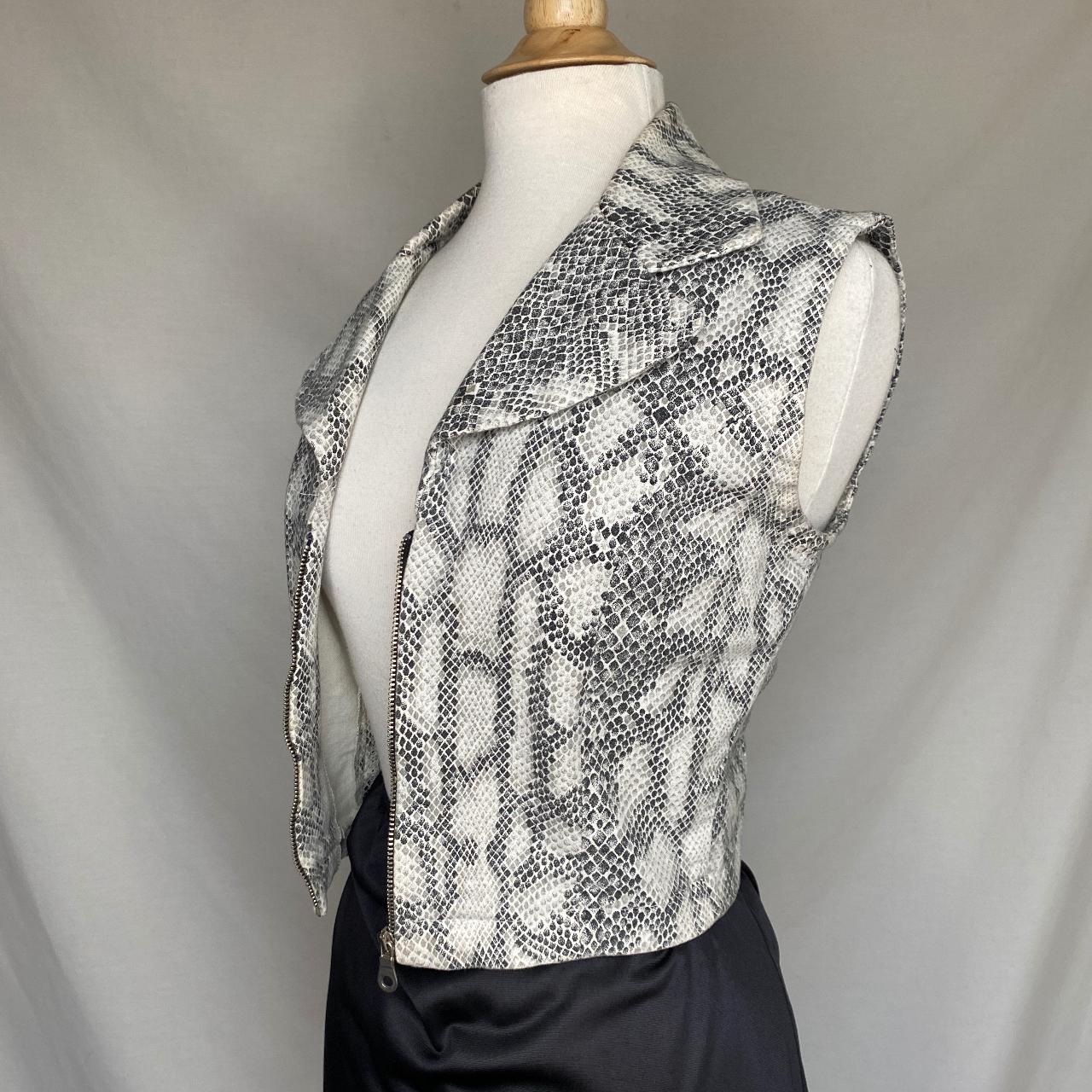 AQUA vintage Cache snake print vest. statement... - Depop