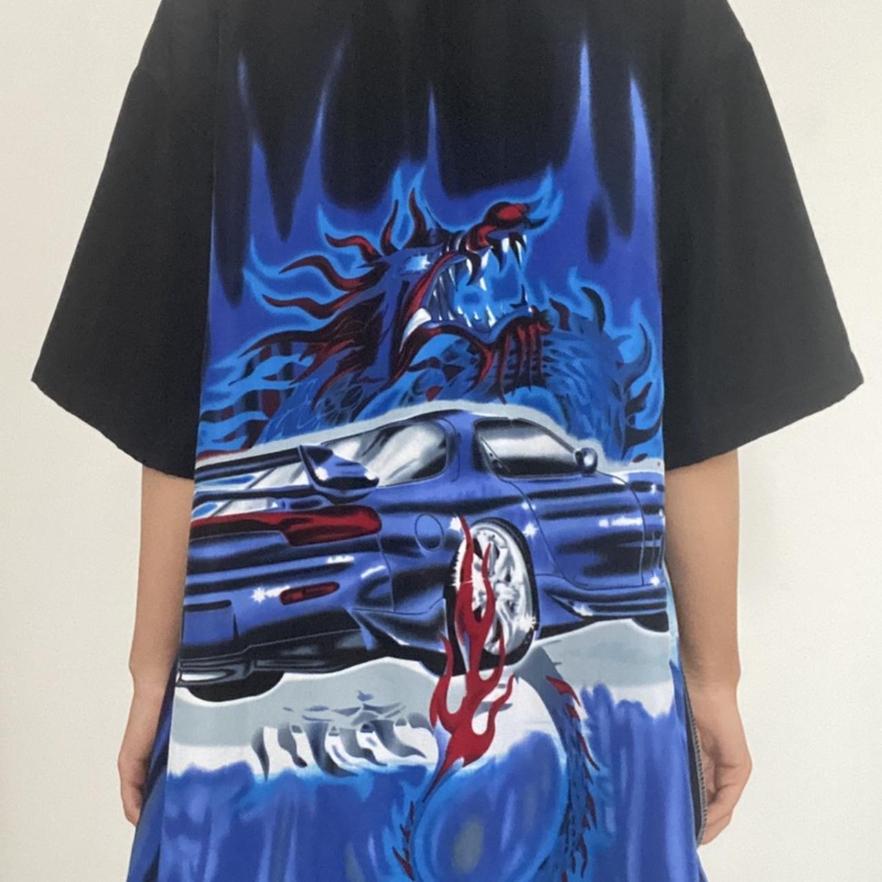 Vintage dragon fuhua graphic shirt. Mens size L Seen... - Depop