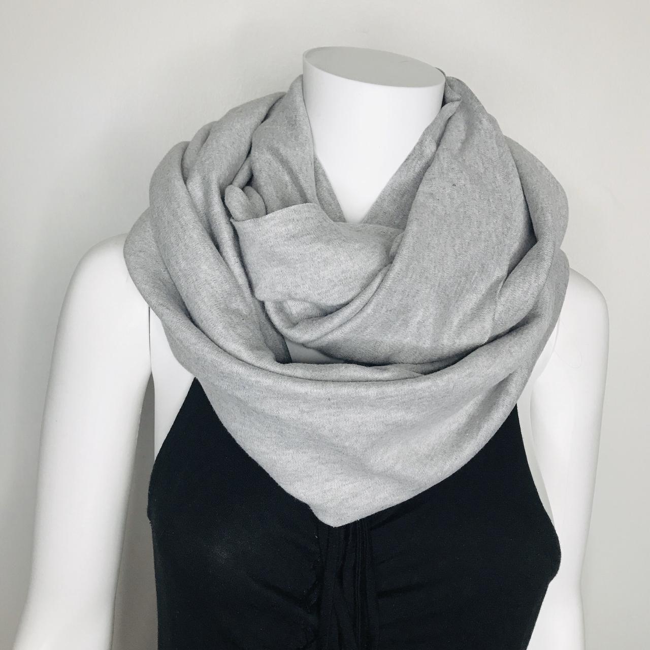 Women's Grey Scarf-wraps | Depop