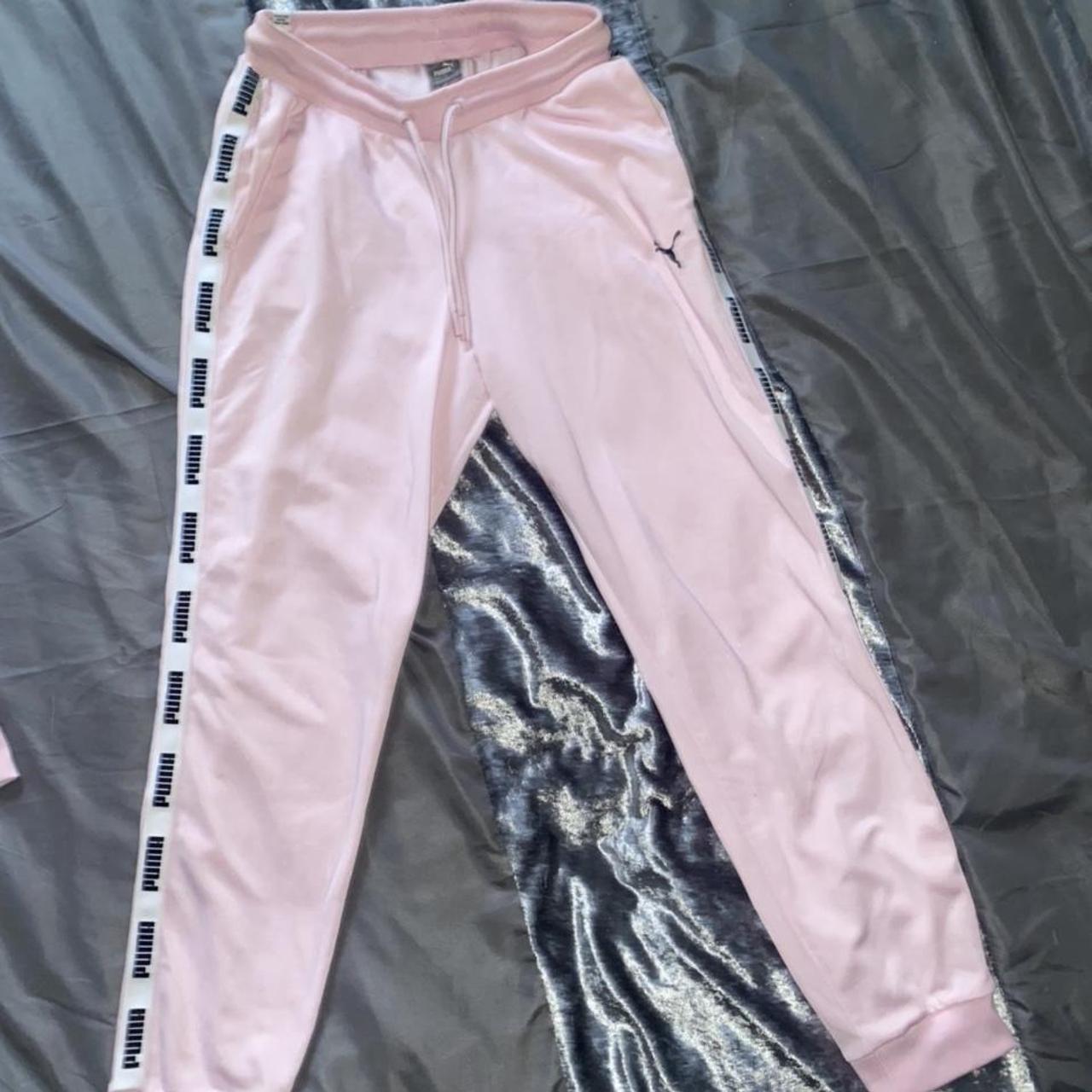 Unique women baby pink puma tracksuit in size s,... - Depop