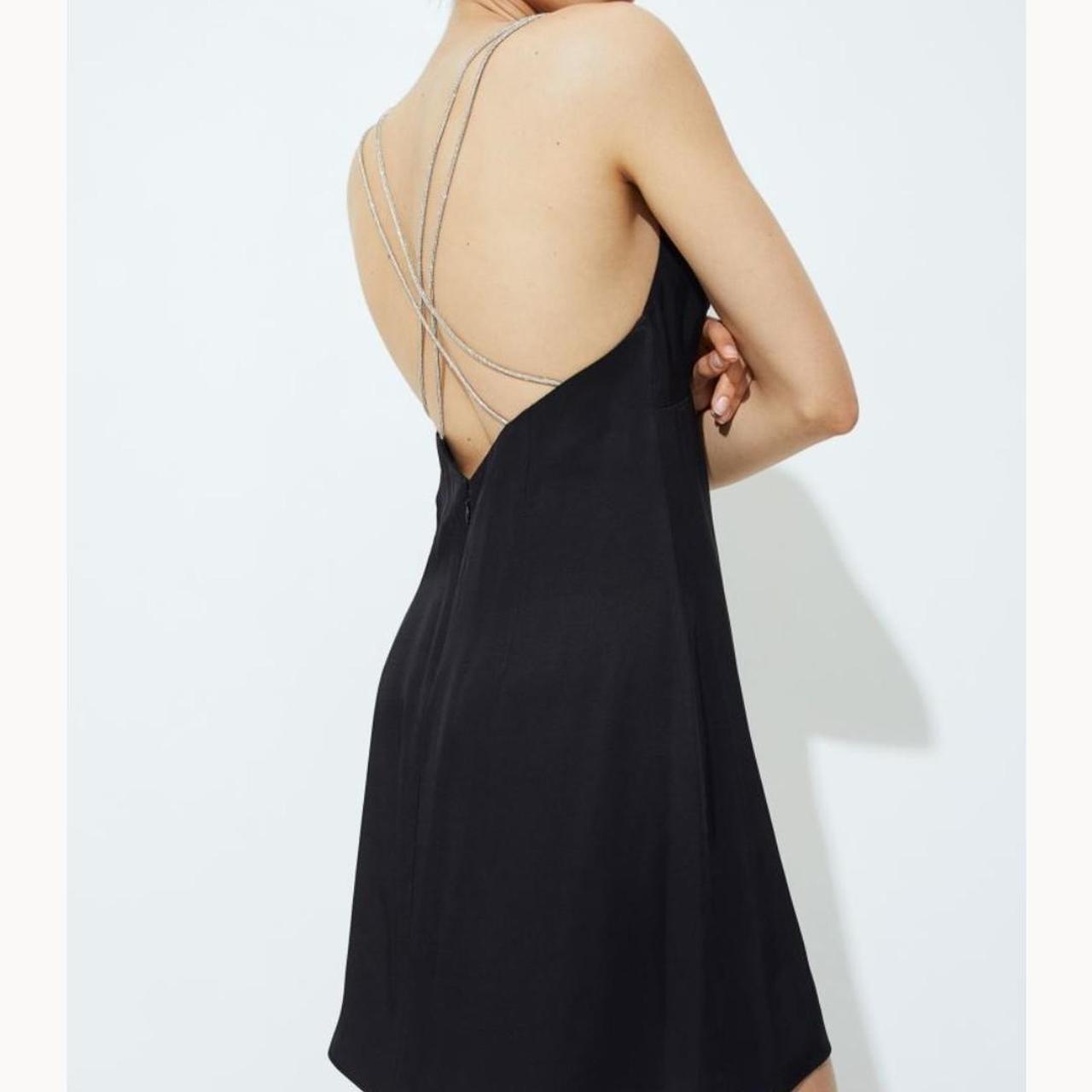 Diamonte Strap Mini Dress - Brand new -Will fit... - Depop