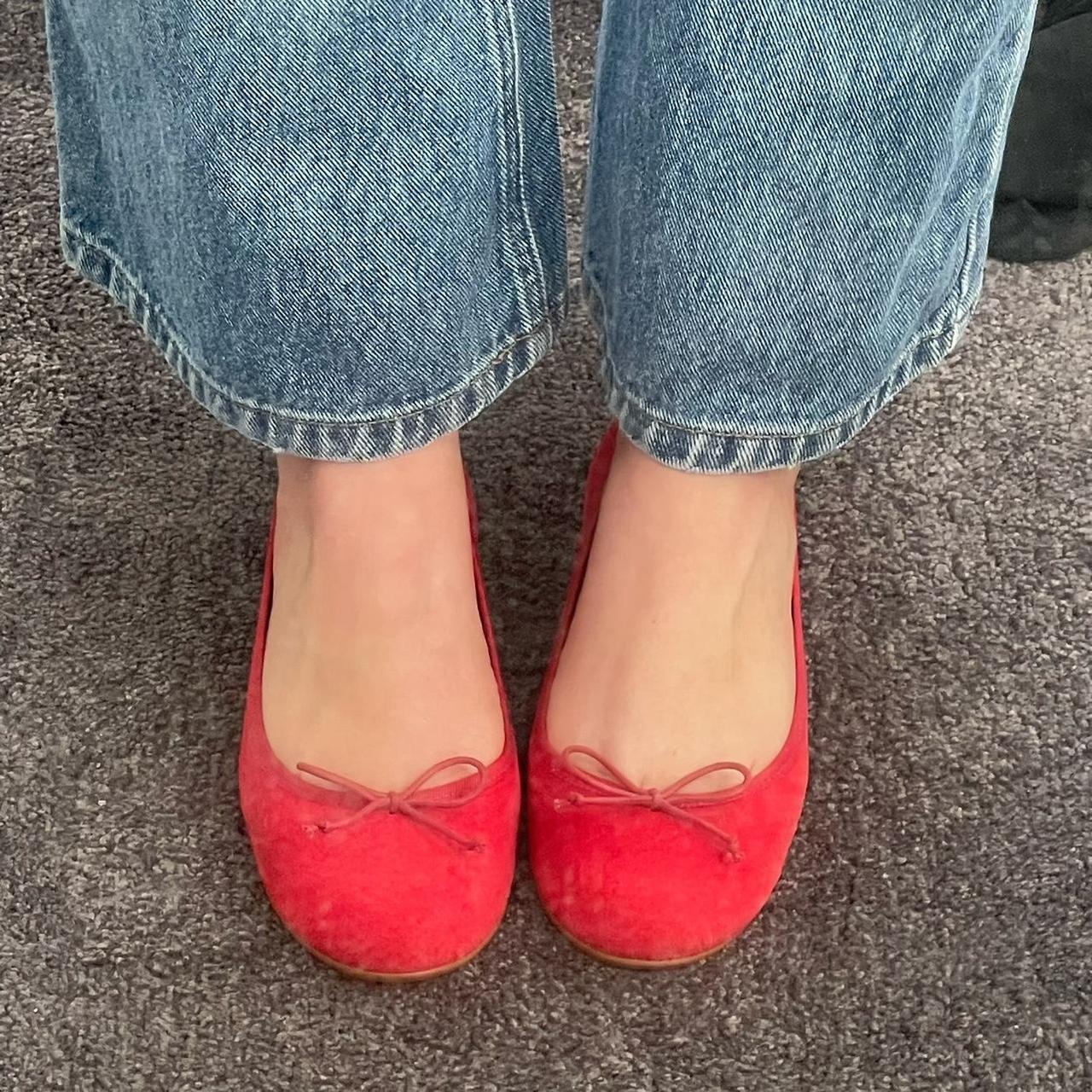 Women's Red Ballet-shoes | Depop