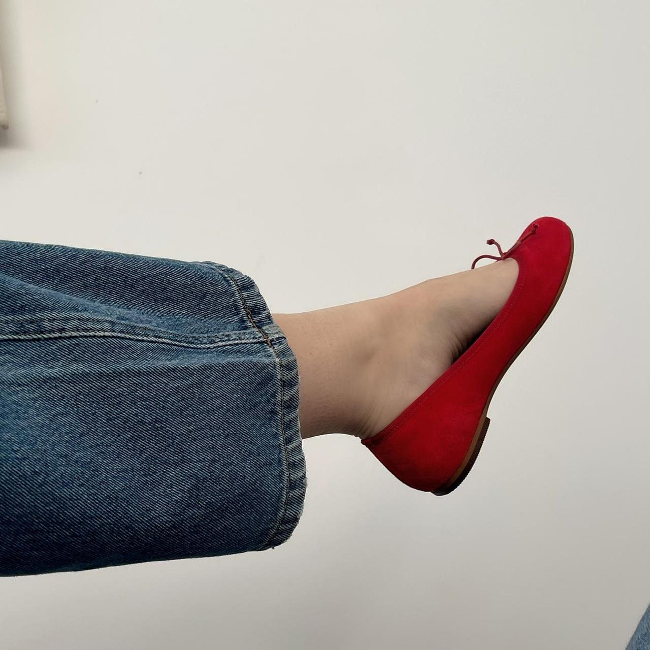 Women's Red Ballet-shoes | Depop