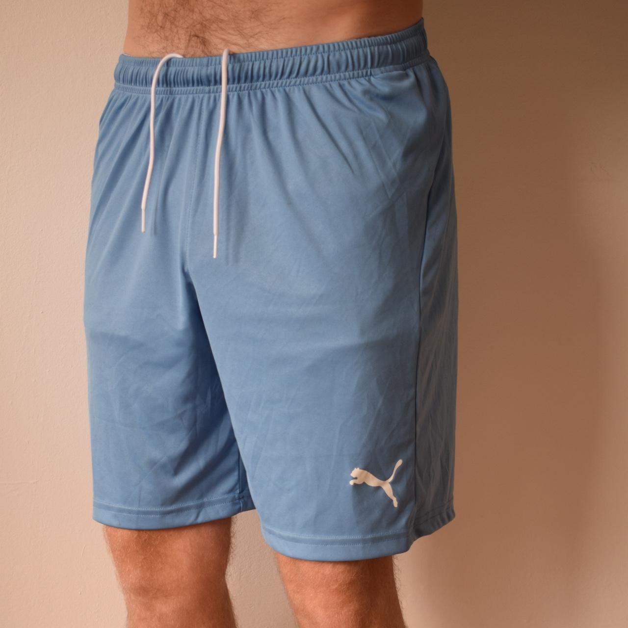 Puma Men's Blue and White Shorts | Depop
