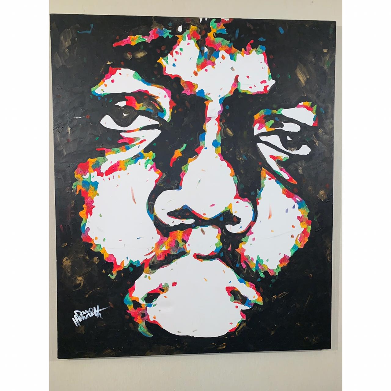Davo Howarth Original Canvas Painted Notorious... - Depop