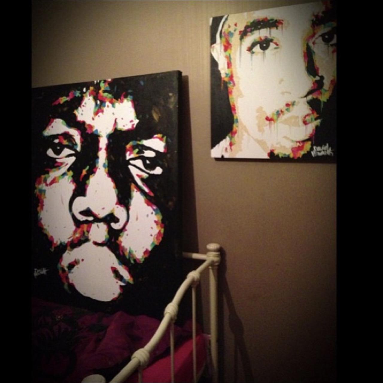 Davo Howarth Original Canvas Painted Notorious... - Depop