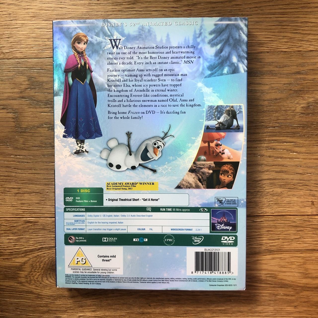 frozen DVD in limited edition sleeve!! in perfect... - Depop