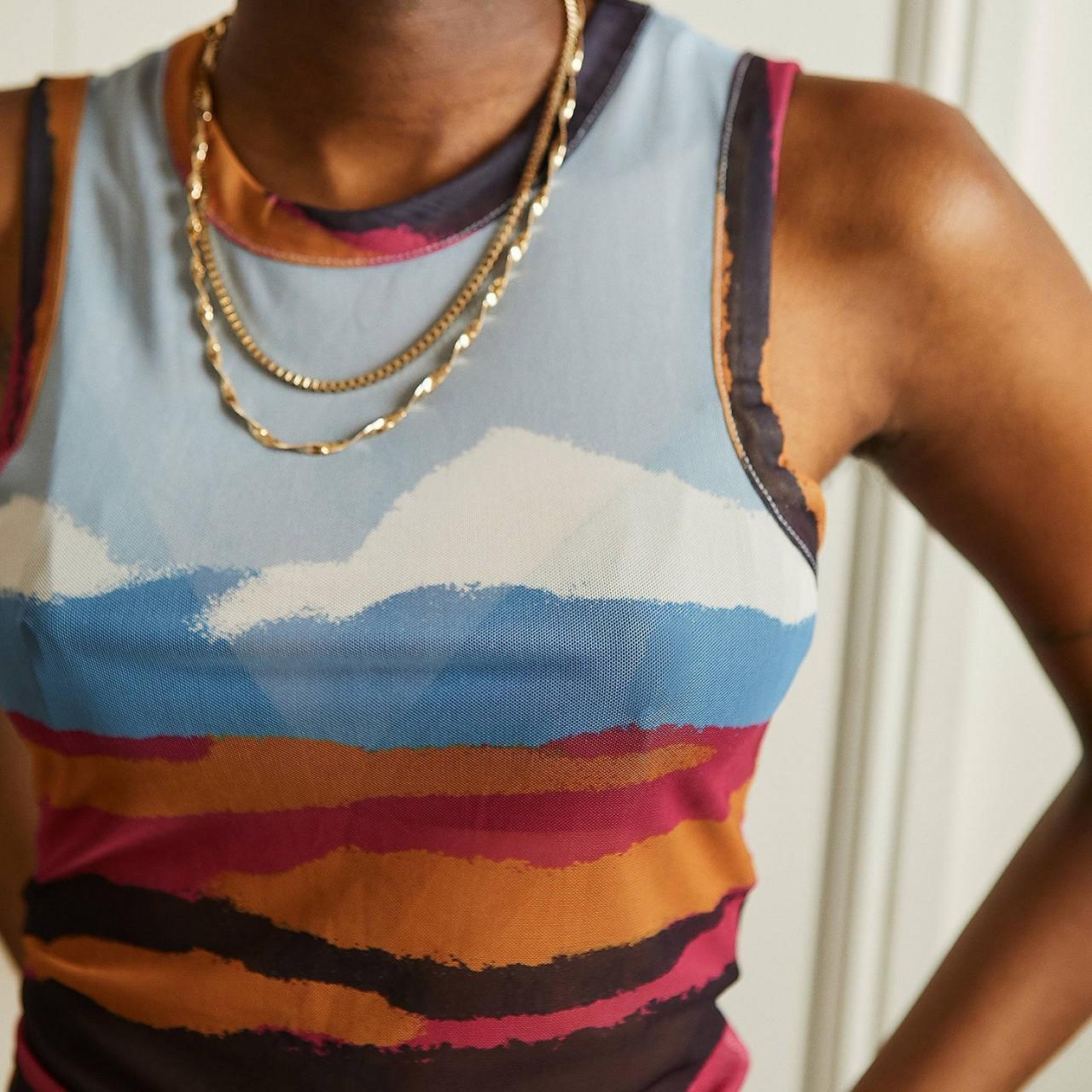 Mesh mountain landscape top from Urban... - Depop