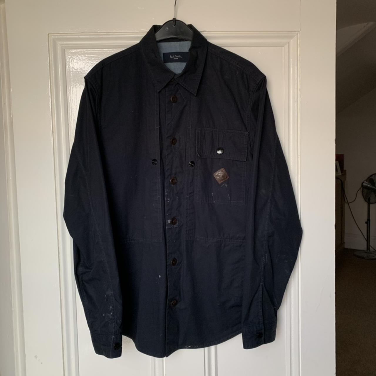 PAUL SMITH OVER-SHIRT - NAVY - MEDIUM Very good... - Depop