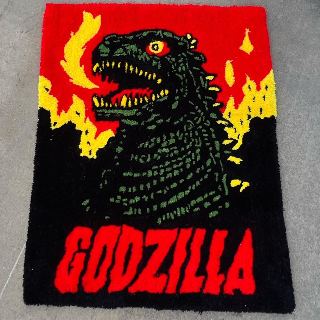 Custom 3 foot Godzilla rug - Depop