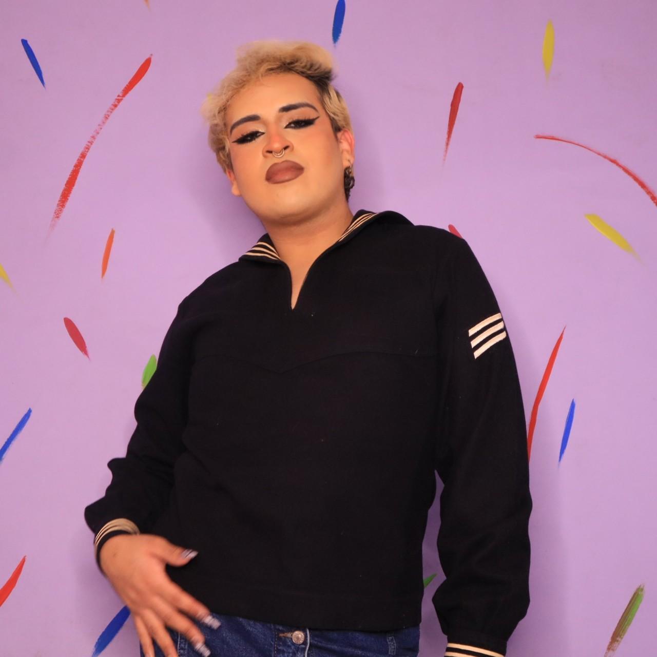 Salior cuff me up 💛 Super unique and fun v neck... - Depop