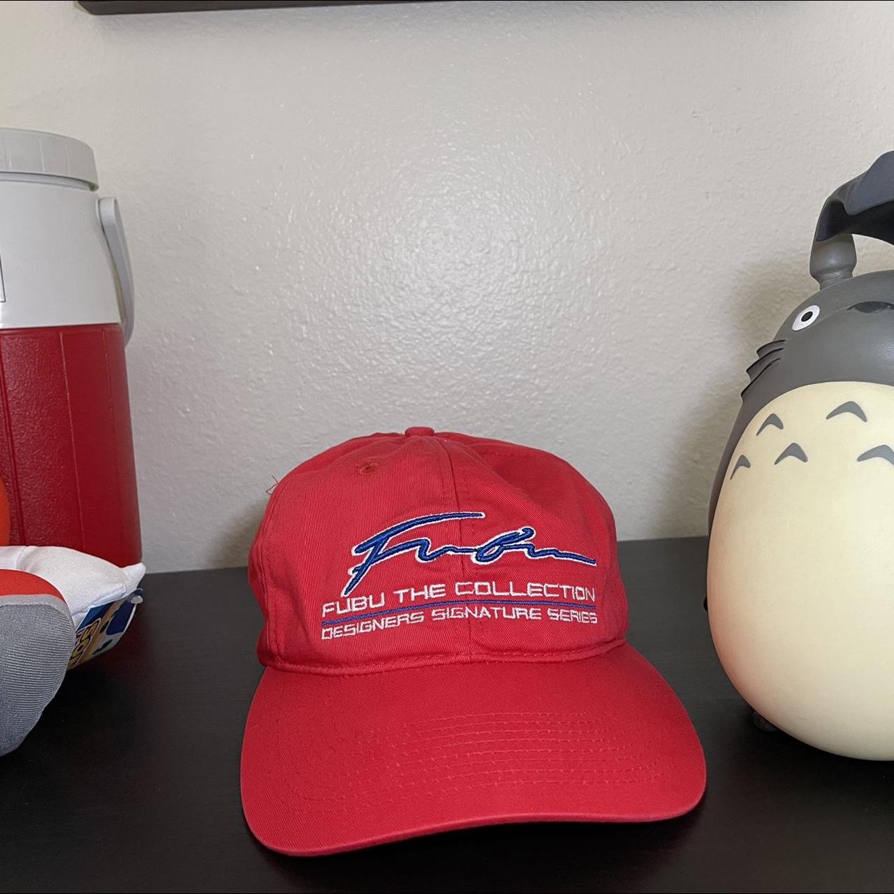 FUBU Men's Red Hat | Depop