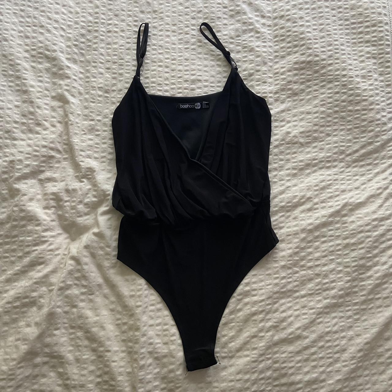 Surplice thong bodysuit from Boohoo Super cute!... - Depop