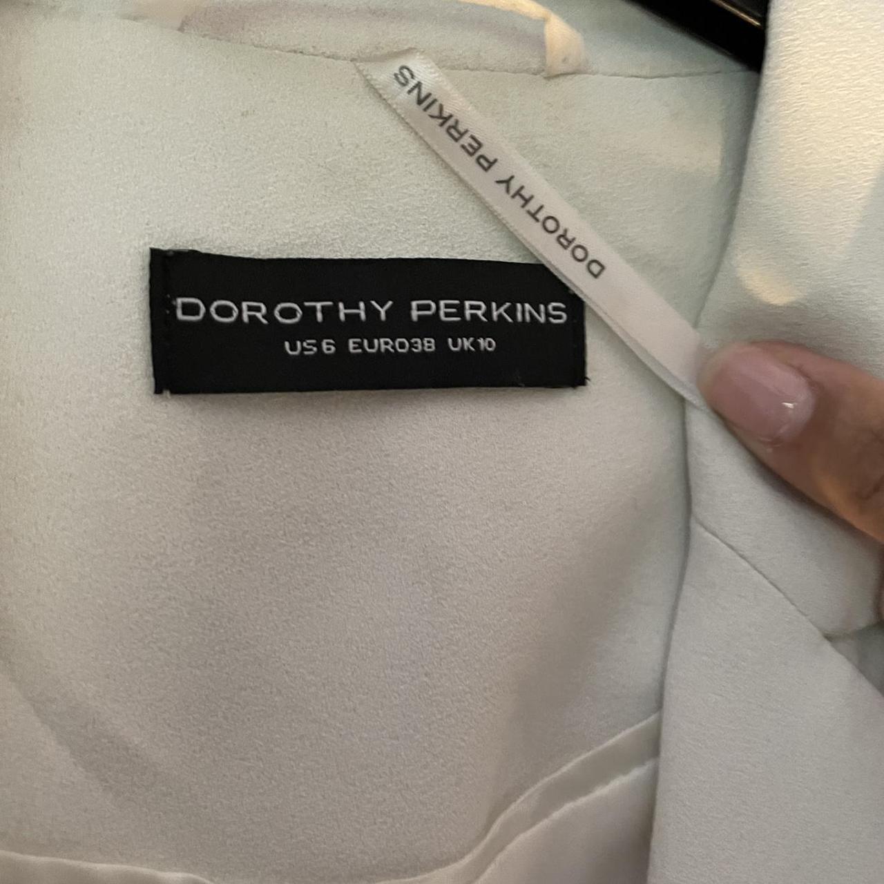 Dorothy Perkins white / cream longline blazer... - Depop