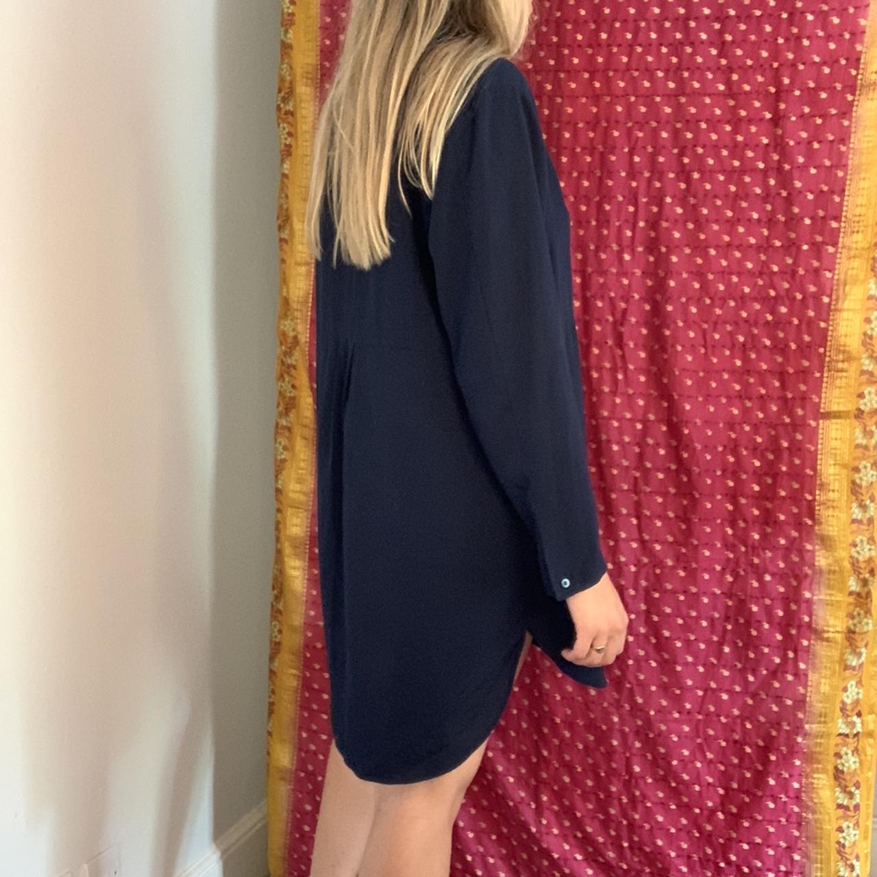 French Connection Navy Shirt Dress Great for all... - Depop