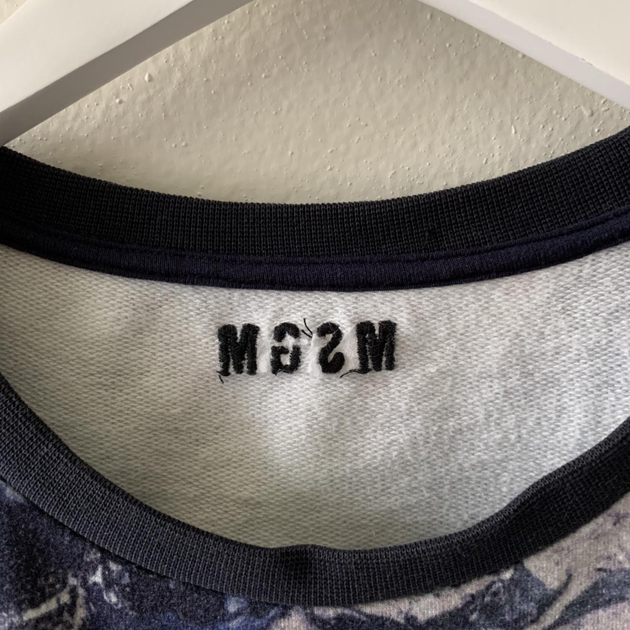 MSGM colorful fluid like print crewneck. Unique... - Depop