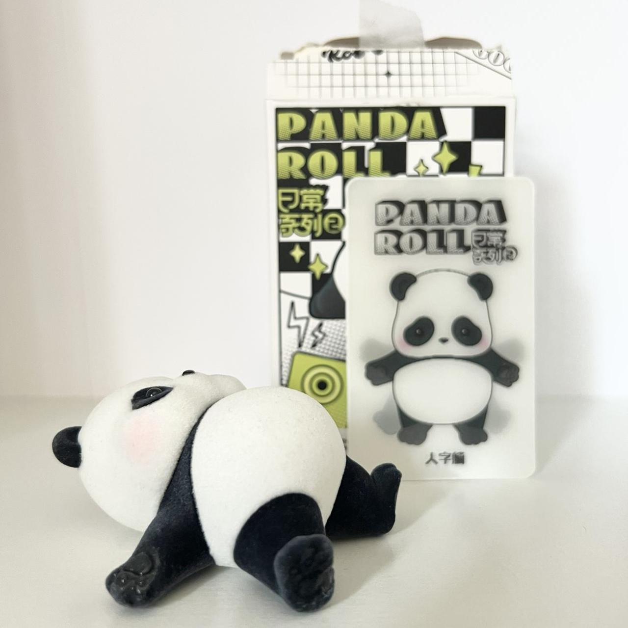 Opened Panda Roll blind box. Flocked figure.... - Depop