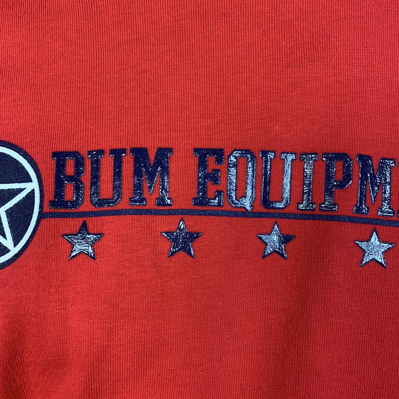VINTAGE RED BUM EQUIPMENT LONG SLEEVE CONDITION:... - Depop