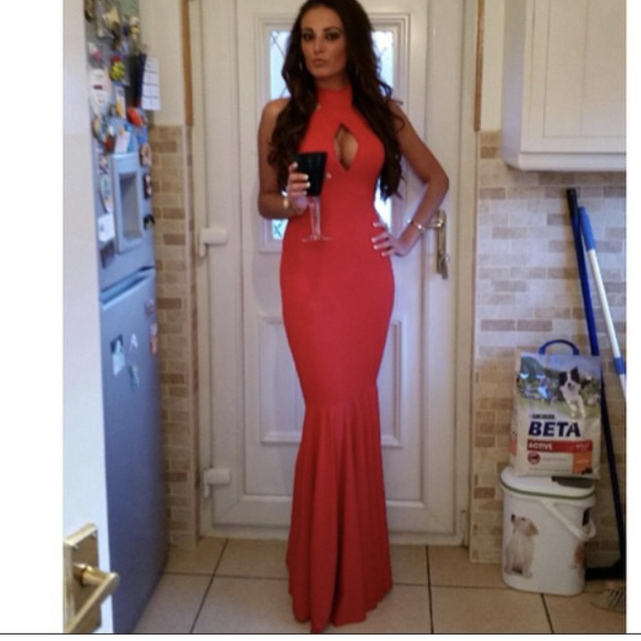 Beautiful handmade Rene K dress, size 8. Worn twice ... - Depop