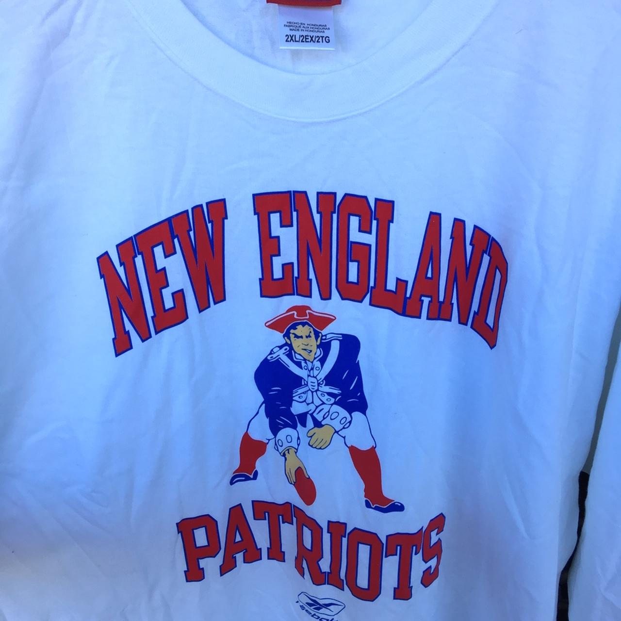 Retro throwback New England Patriots Reebok Iron... - Depop