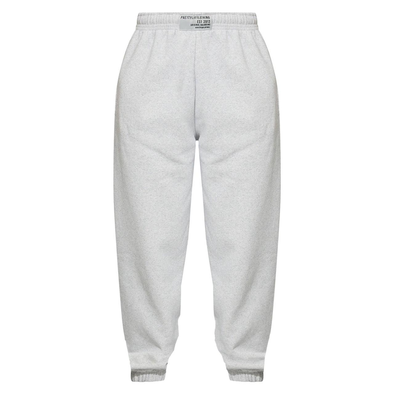 Pretty little thing grey boxer label jogger... - Depop