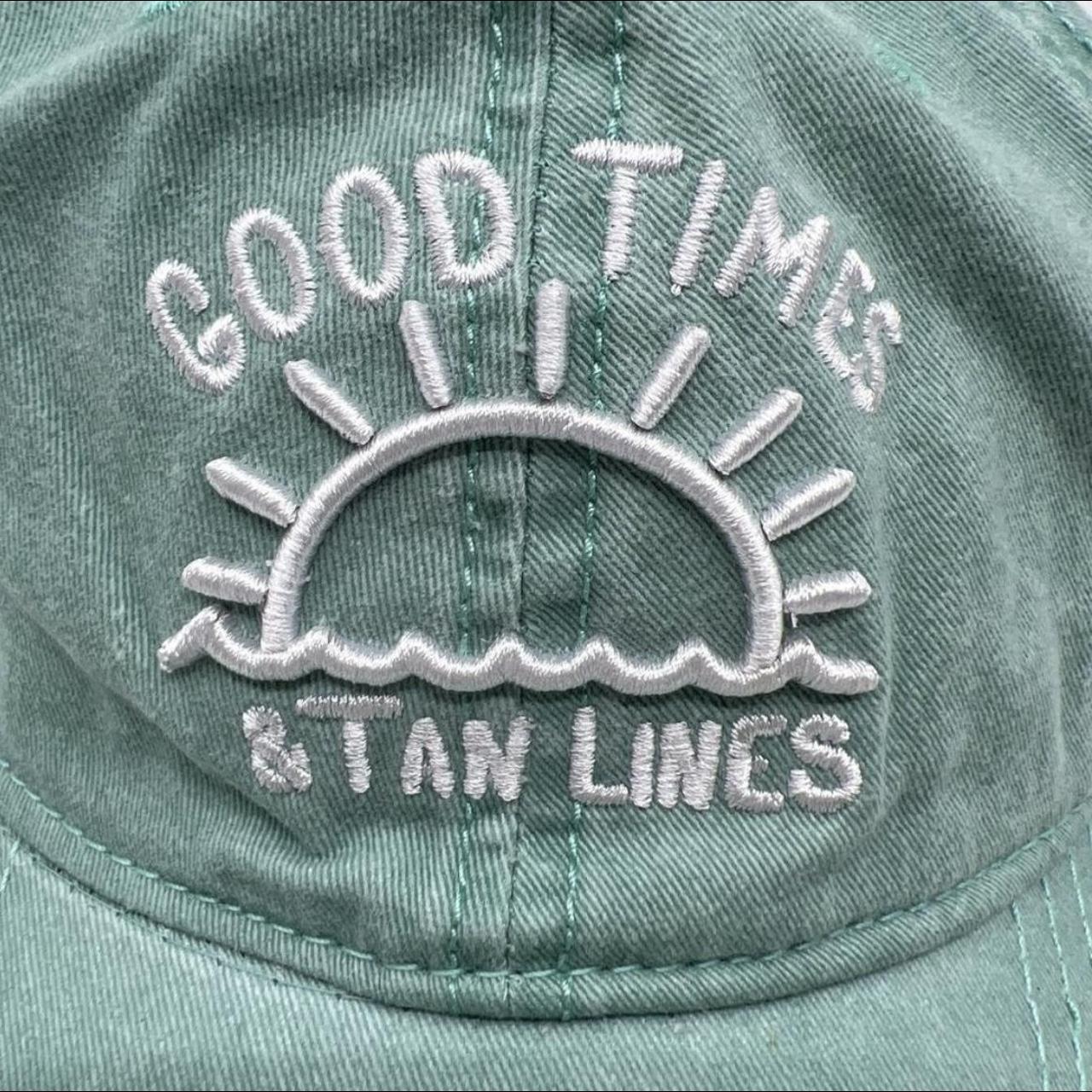 “good times & tan lines” baseball cap 🧢 • worn... - Depop