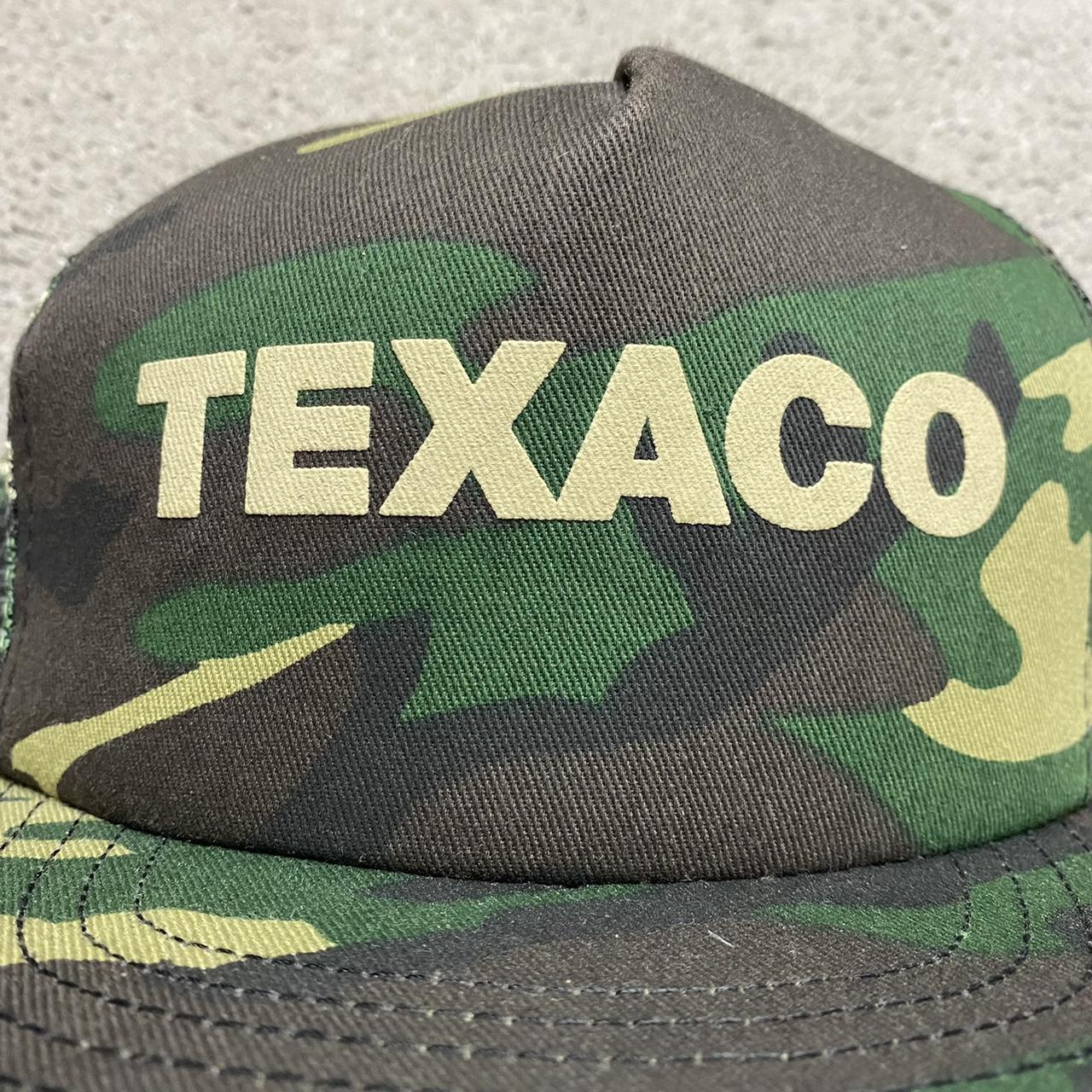 Vintage Texaco camo trucker cap. Perfect condition... - Depop