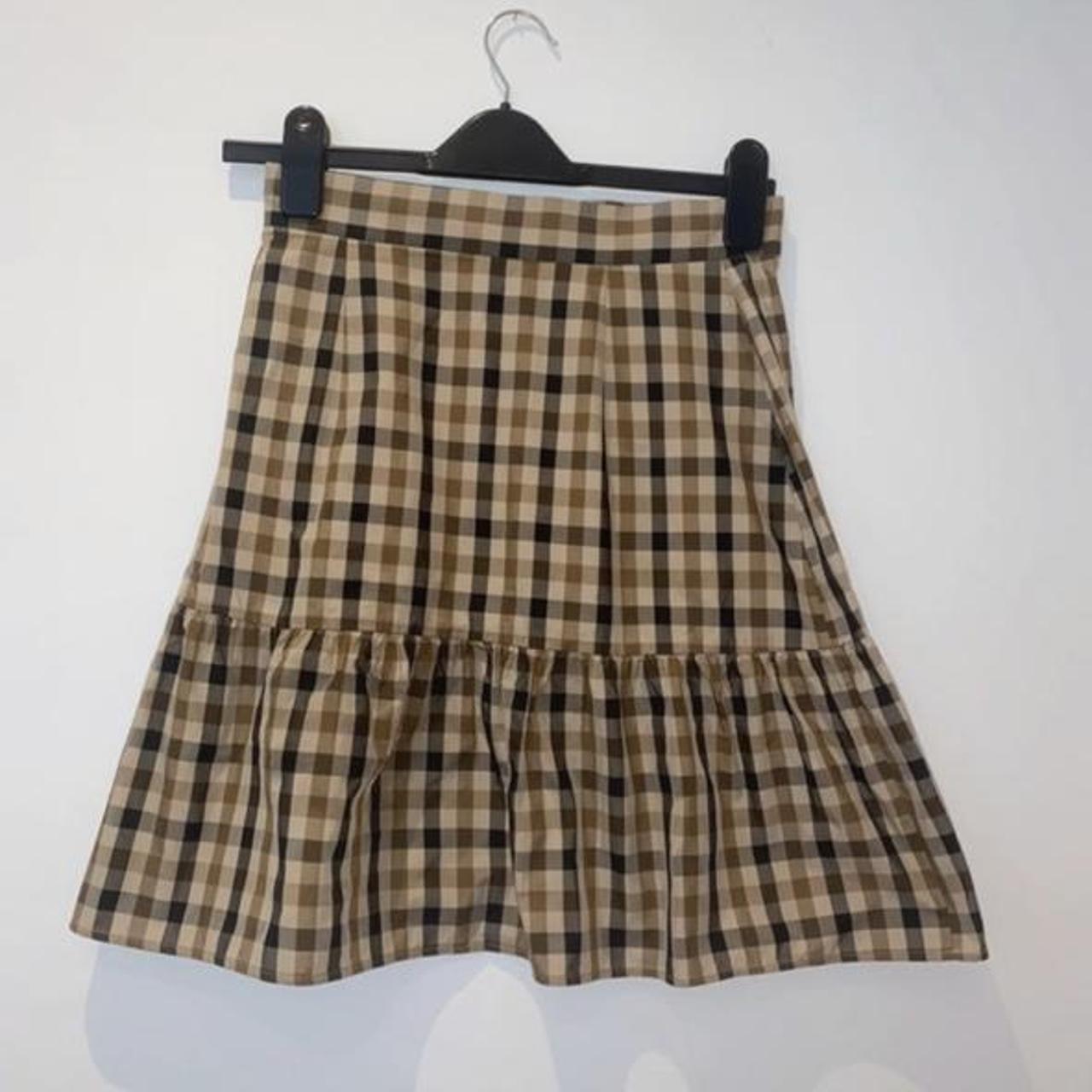 Checked preppy mini skirt #preppy #checked #skirt #UK8 - Depop