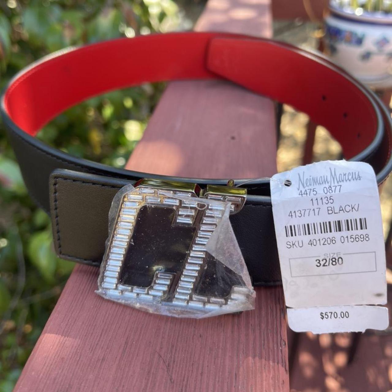 Mens CL logo leather Belt - Depop