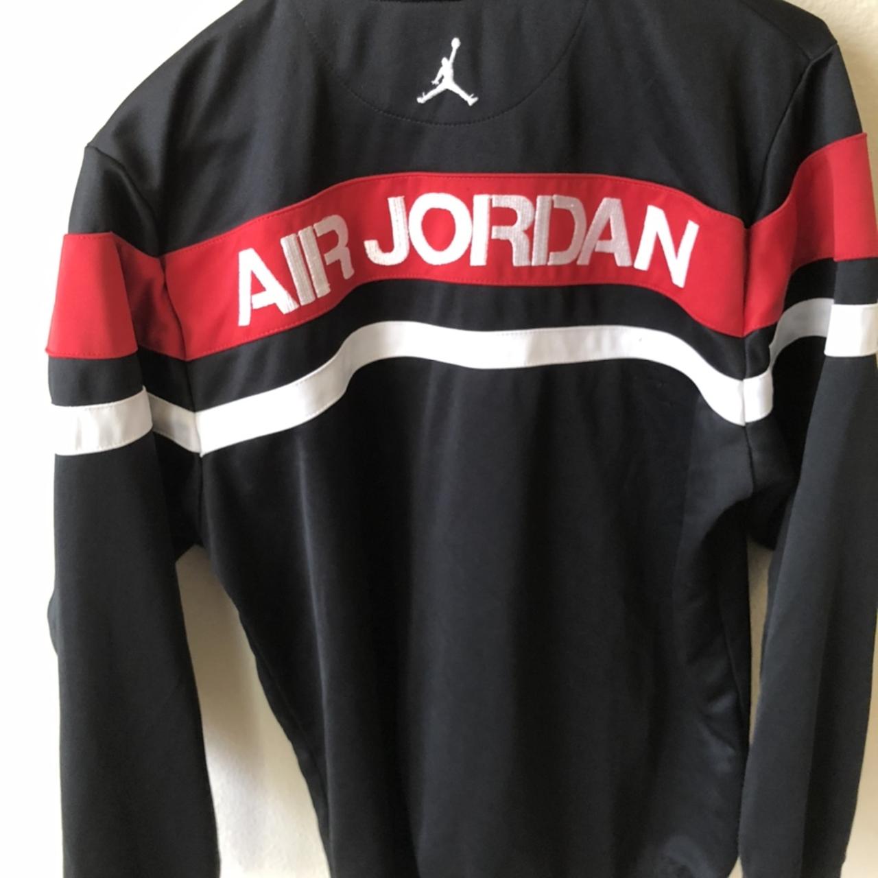 Air Jordan zip up jacket. With collar - Depop