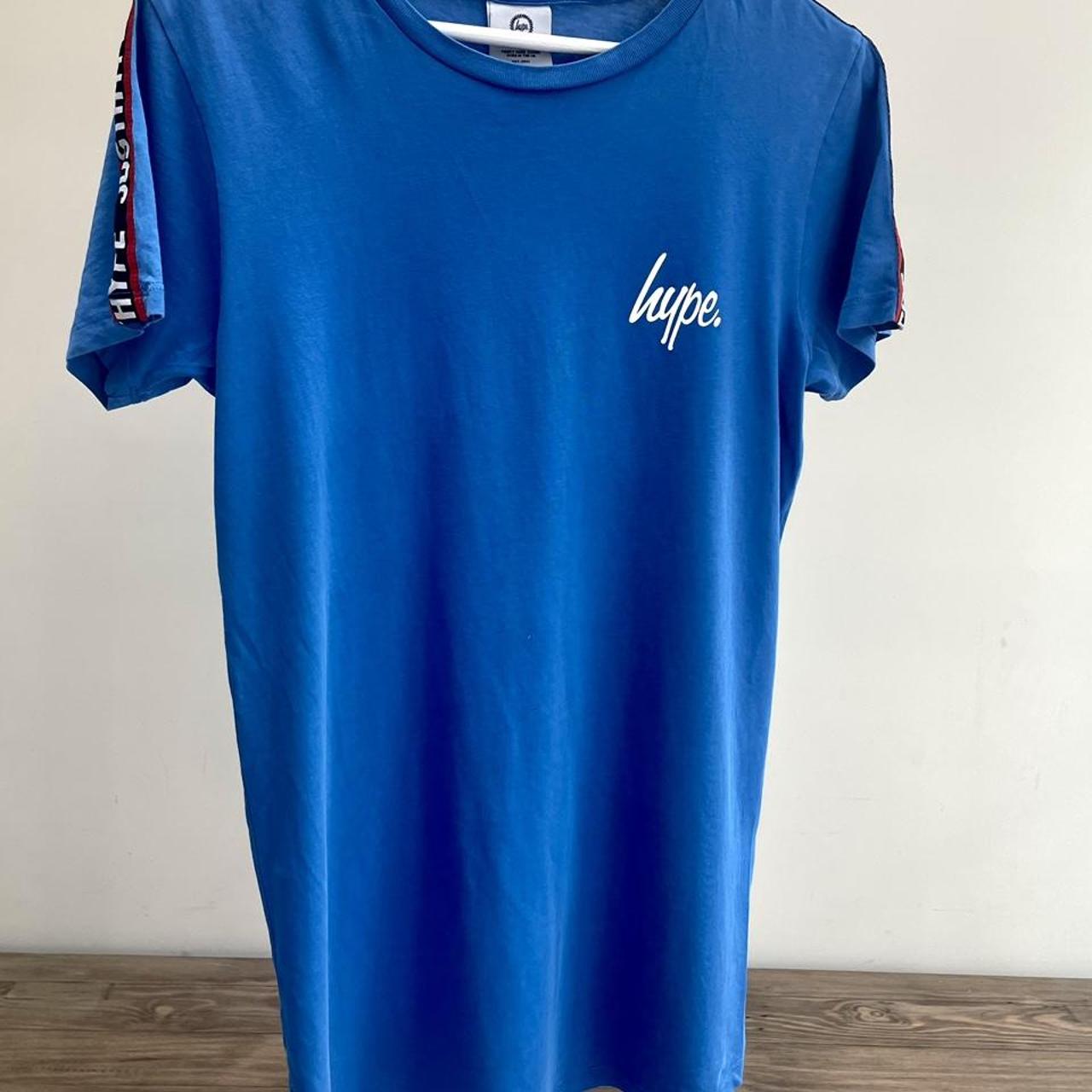 Worn a couple of times, unisex Just Hype Blue... - Depop