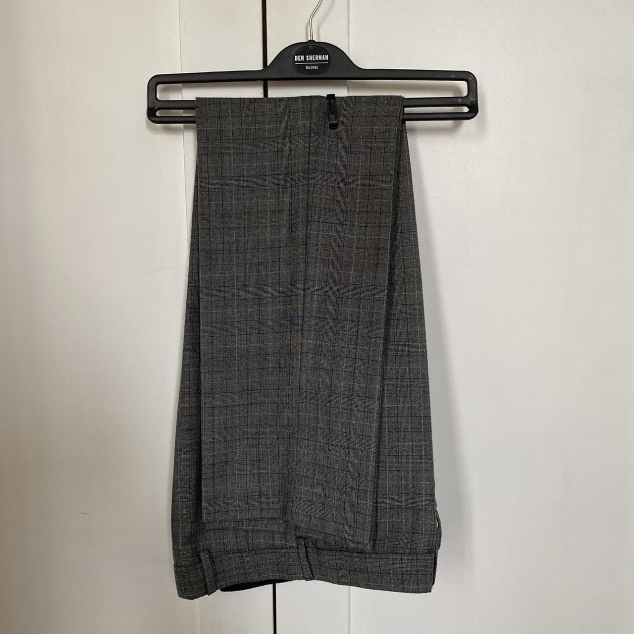 Grey checkered Ben Sherman suit • Worn once, great... - Depop