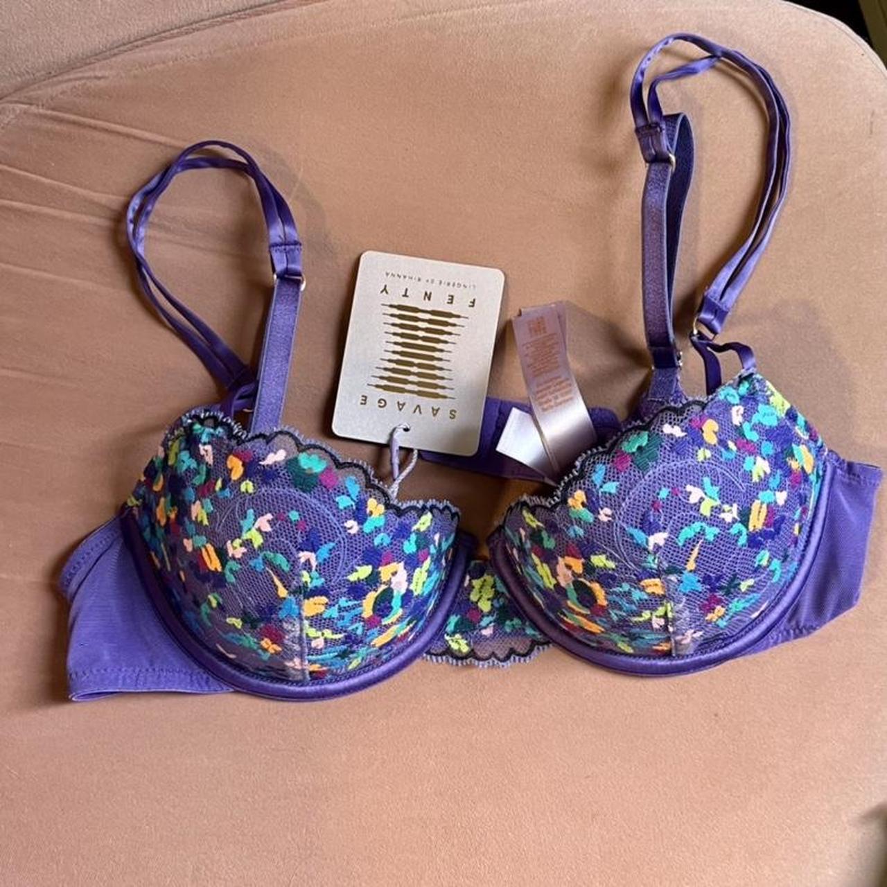 Savage x Fenty Women's multi Bra | Depop