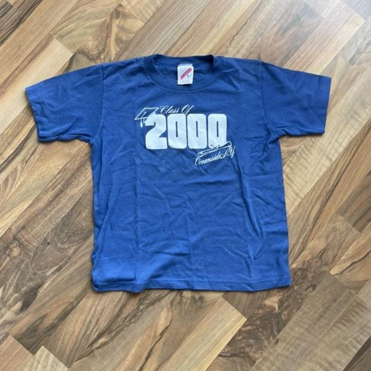 Class of 2000s baby tee vintage shirt - Depop