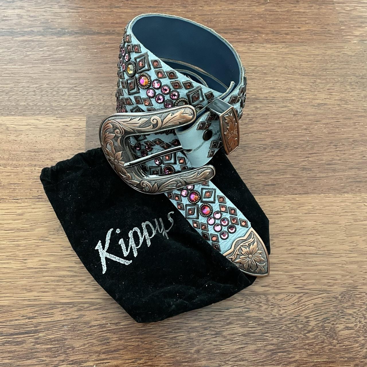 Bellissima o originale cintura Kippys azzurra con... - Depop