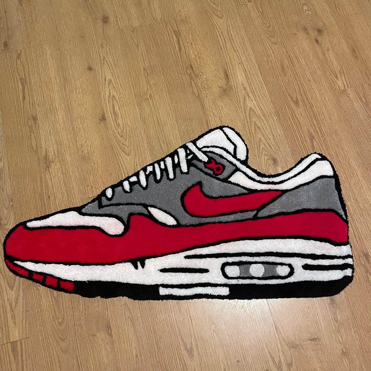 Nike Air Max 1 rug 39x19 inches Hand tufted custom... - Depop