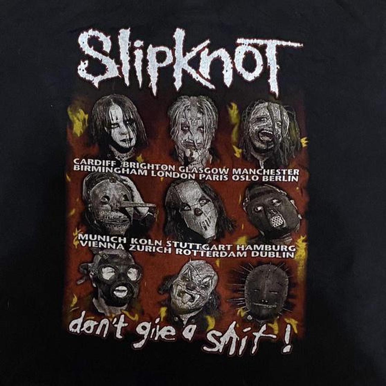 🔥 2001-2 Slipknot IOWA Tour Shirt XL 🔥 second best... - Depop