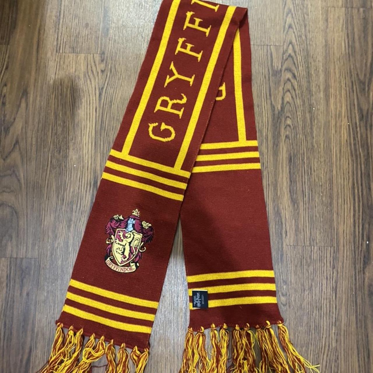Harry Potter Men's Red and Orange Scarf-wraps | Depop