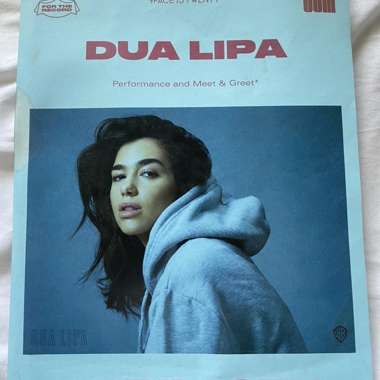 Dua Lipa urban outfitters promotion poster 💫 Message... - Depop