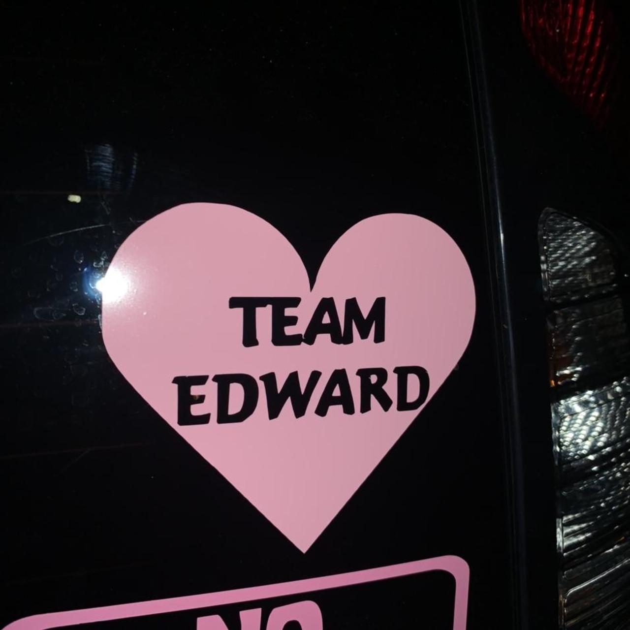 Team Edward Sticker/ Car decal I WILL BE CLOSING... - Depop