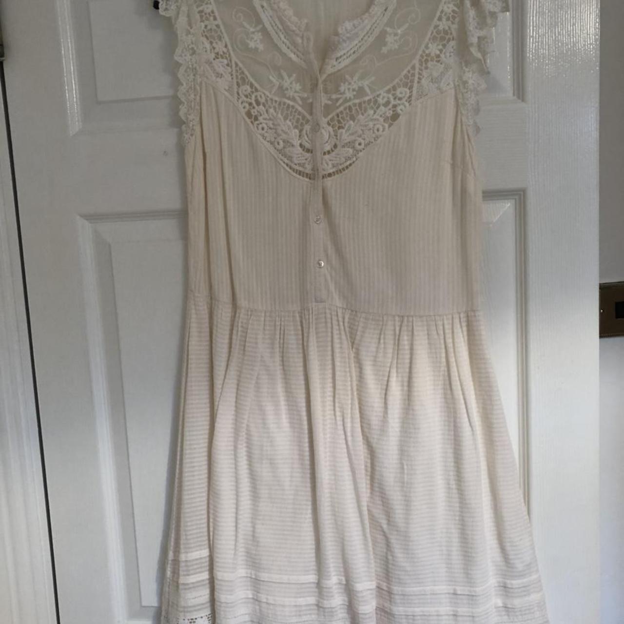 Oasis cream summer dress. Small fitting size 12. I’m... - Depop